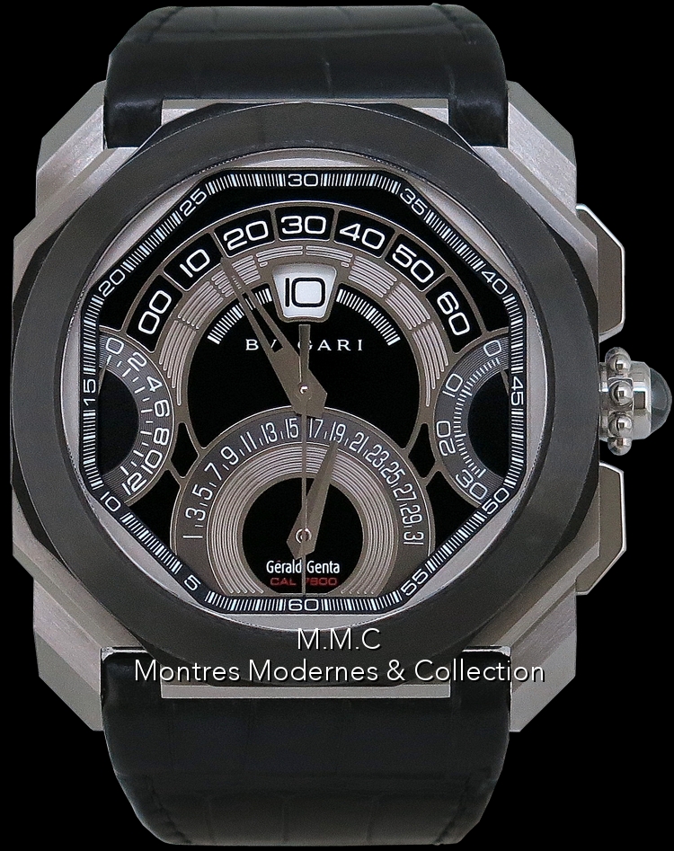 Bulgari Gérald Genta Octo Chronographe Quadri-Retro occasion MMC (Num 10967)