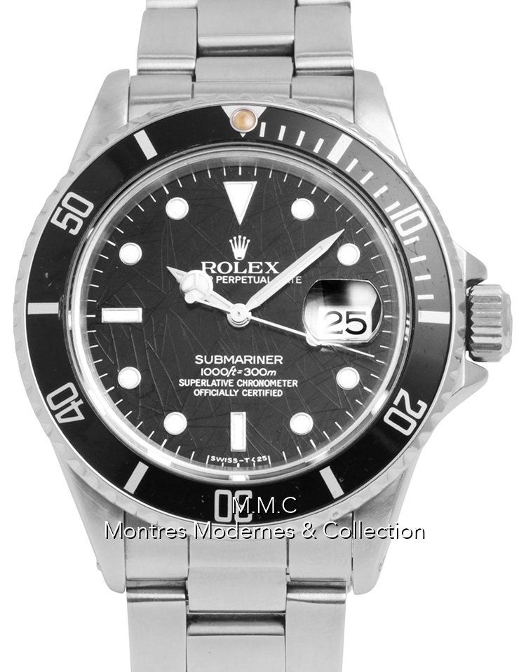 Rolex Submariner Date réf.16800 Spider Dial occasion MMC (Num 11992)