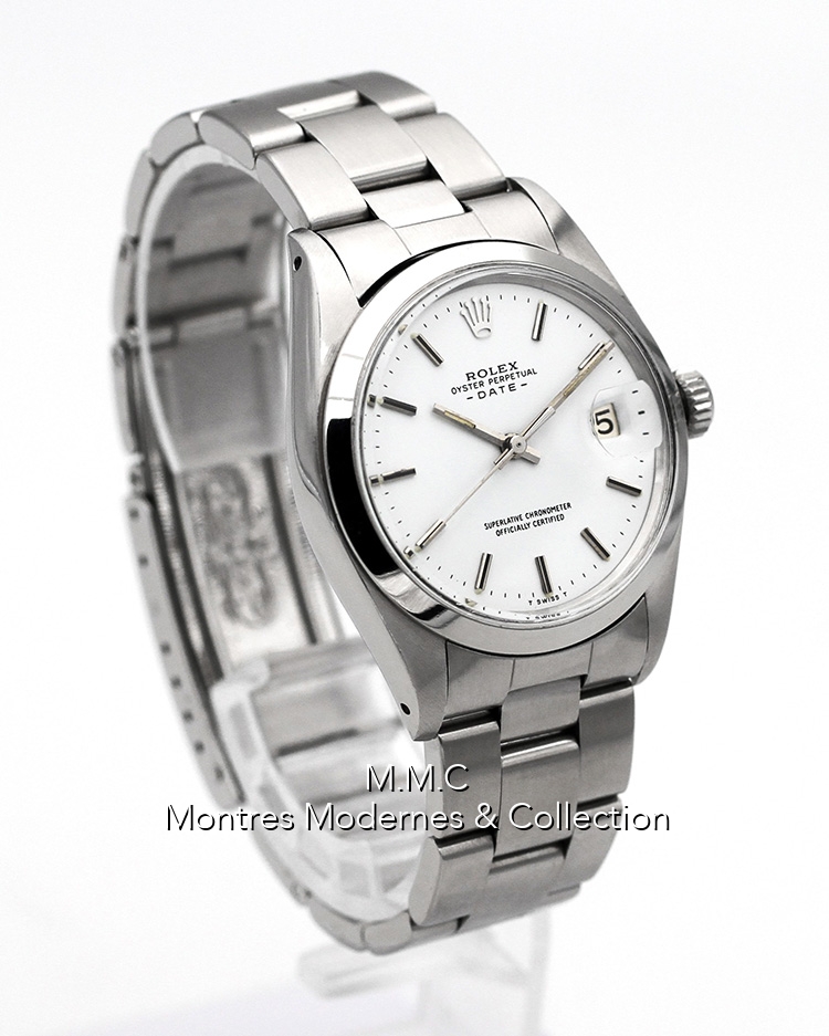 Rolex Date réf.1500 occasion MMC (Num 23144)